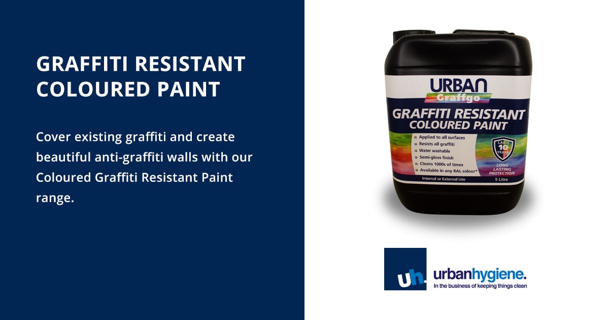 Coloured Graffiti Resistant Paint | Ant-Graffiti Wall Coatings