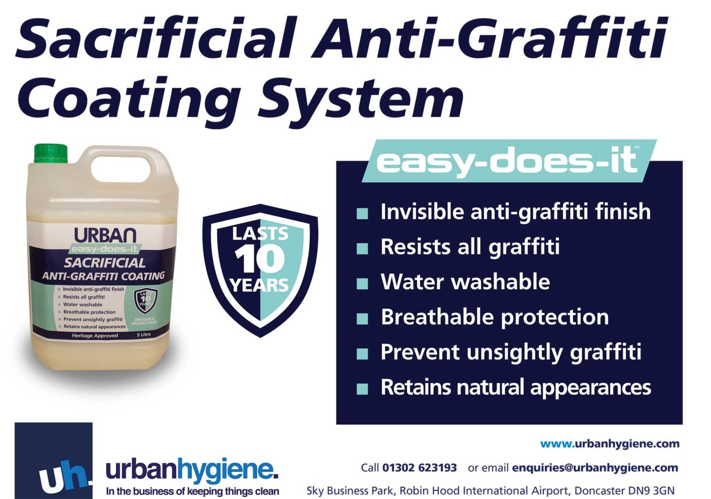 Sacrificial Anti-Graffiti Coating System | Anti-Graffiti Wall Coatings